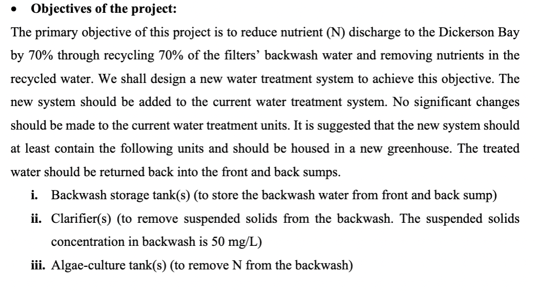 Solved To make up the backwash, GSML pumps water from | Chegg.com