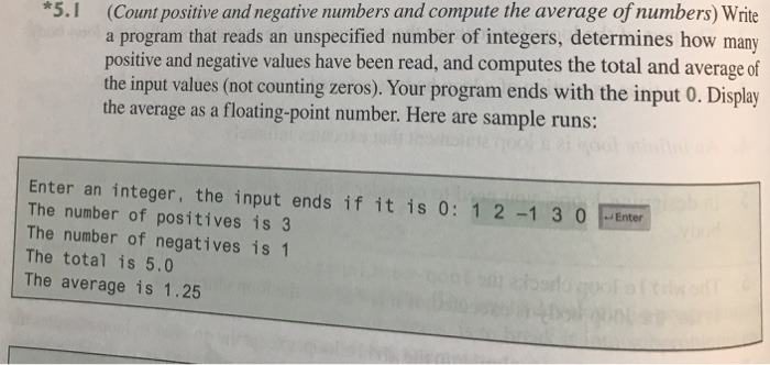 Solved a program that reads an unspecified number of | Chegg.com