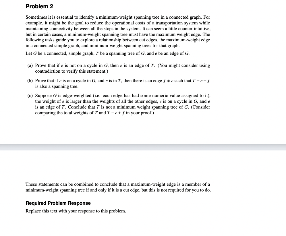 Solved Sometimes it is essential to identify a | Chegg.com