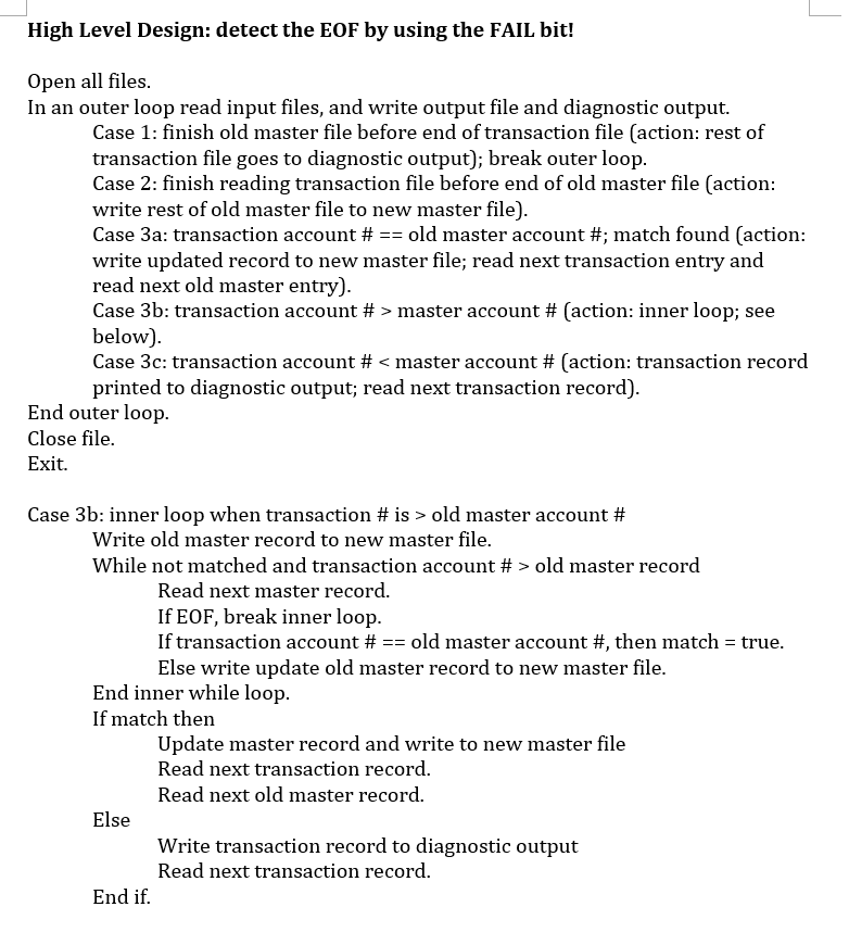 Solved I need help writing a program that follows these | Chegg.com