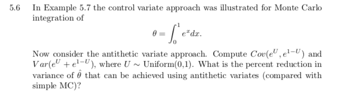 Statistical Computing With R 5 6 In Example 5 7 The