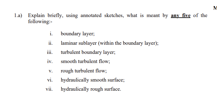 Solved 1.a) ﻿Explain briefly, using annotated sketches, what | Chegg.com