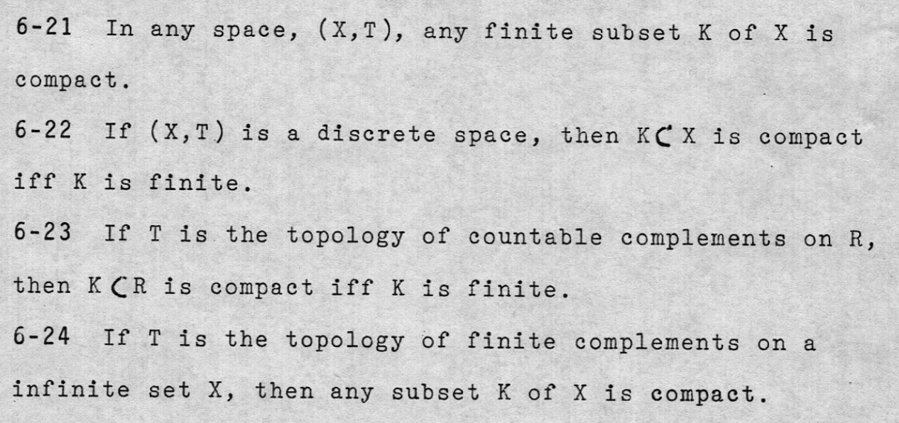 Solved 6.7. Definition If (X,T) is a space, then KCX is | Chegg.com