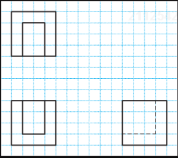 convert this multiview drawings to isometric drawing | Chegg.com