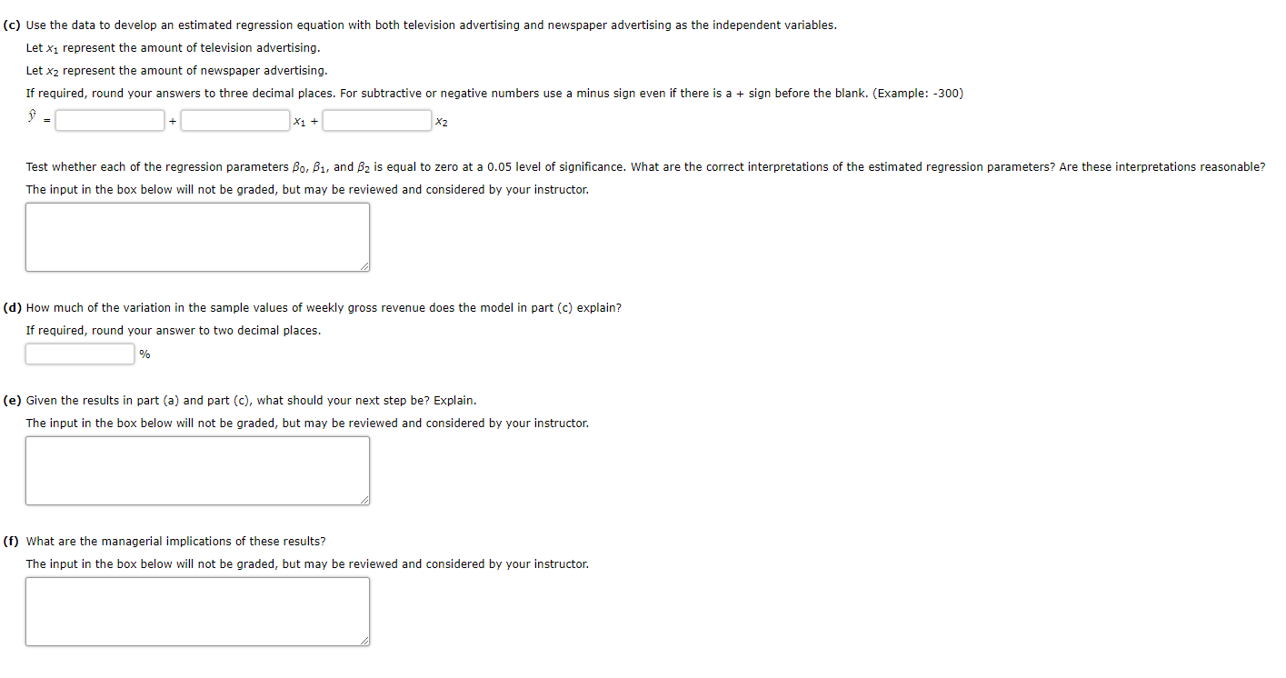 Solved eight markets for a recent week follow. | Chegg.com