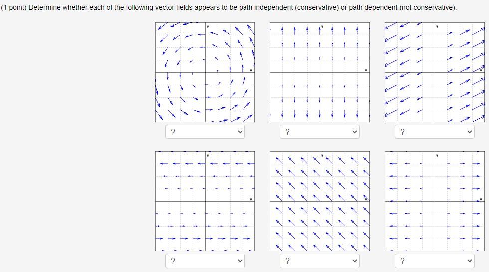 Solved (1 point) Determine whether each of the following | Chegg.com