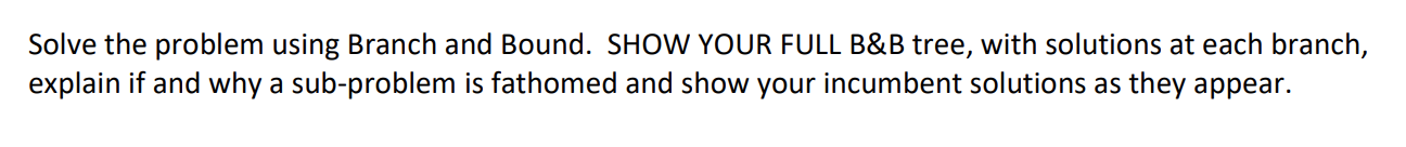 Solved Consider the following IP problem: (Similar to | Chegg.com