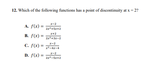 Solved 14. Which of the following is a polynomial function? | Chegg.com
