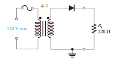 Solved A Draw The Output Voltage Waveform For The Circuit