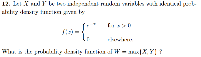 Solved Let x ﻿and Y ﻿be two independent random variables | Chegg.com