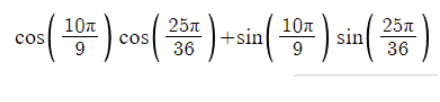 Solved cos( 197 ) cos( 3 )+sin( 105 sin( 3 ) | Chegg.com
