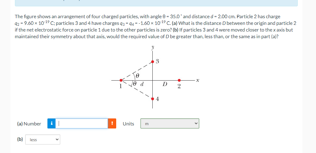 Solved The figure shows an arrangement of four charged | Chegg.com