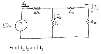Solved Find I1,I2 and I3. | Chegg.com