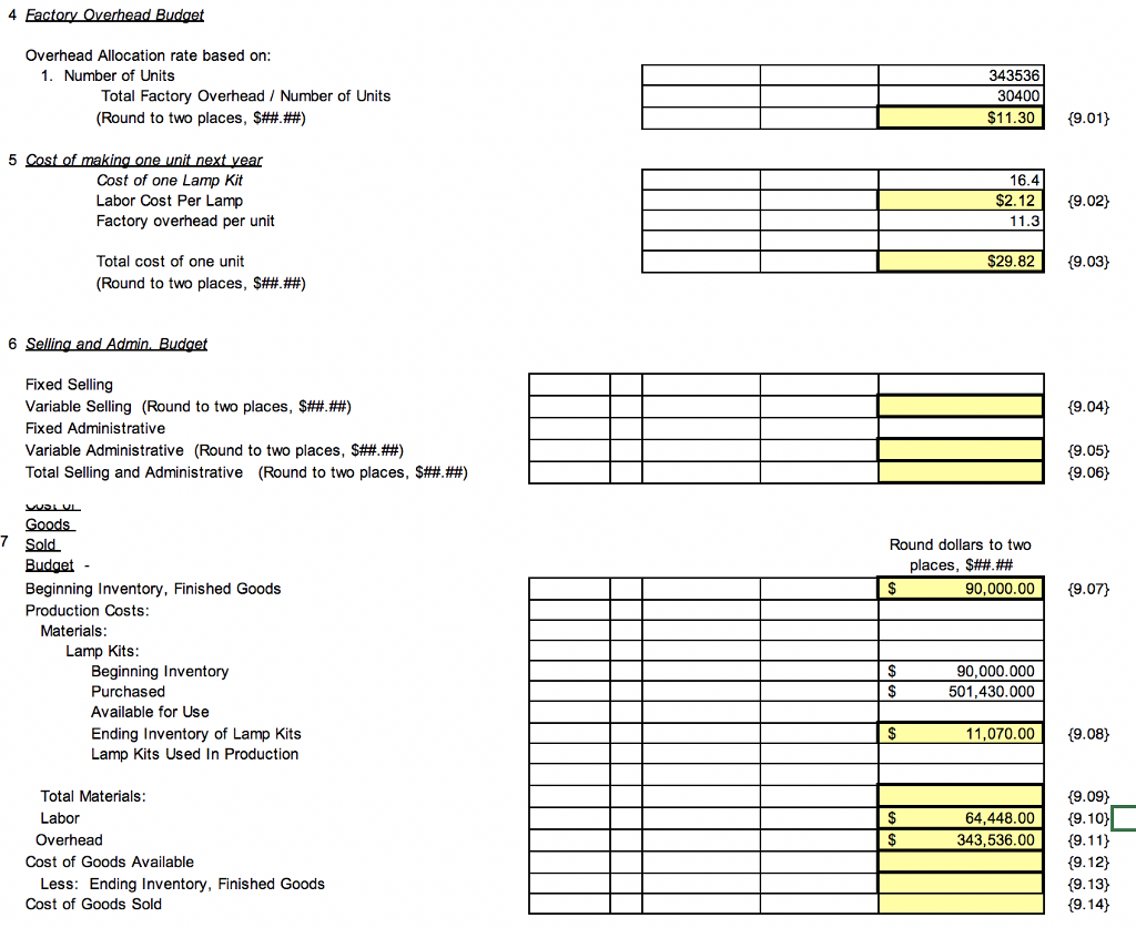 Solved I See The Light Projected Income Statement For the | Chegg.com