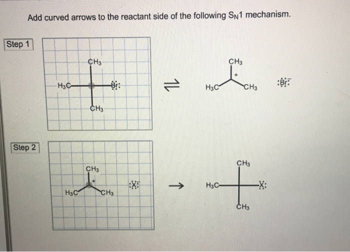 Solved Add curved arrows to the reactant side of the | Chegg.com