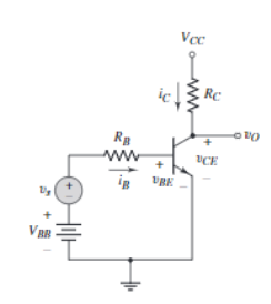 Solved For the circuit in figure 6.3, the transistor | Chegg.com