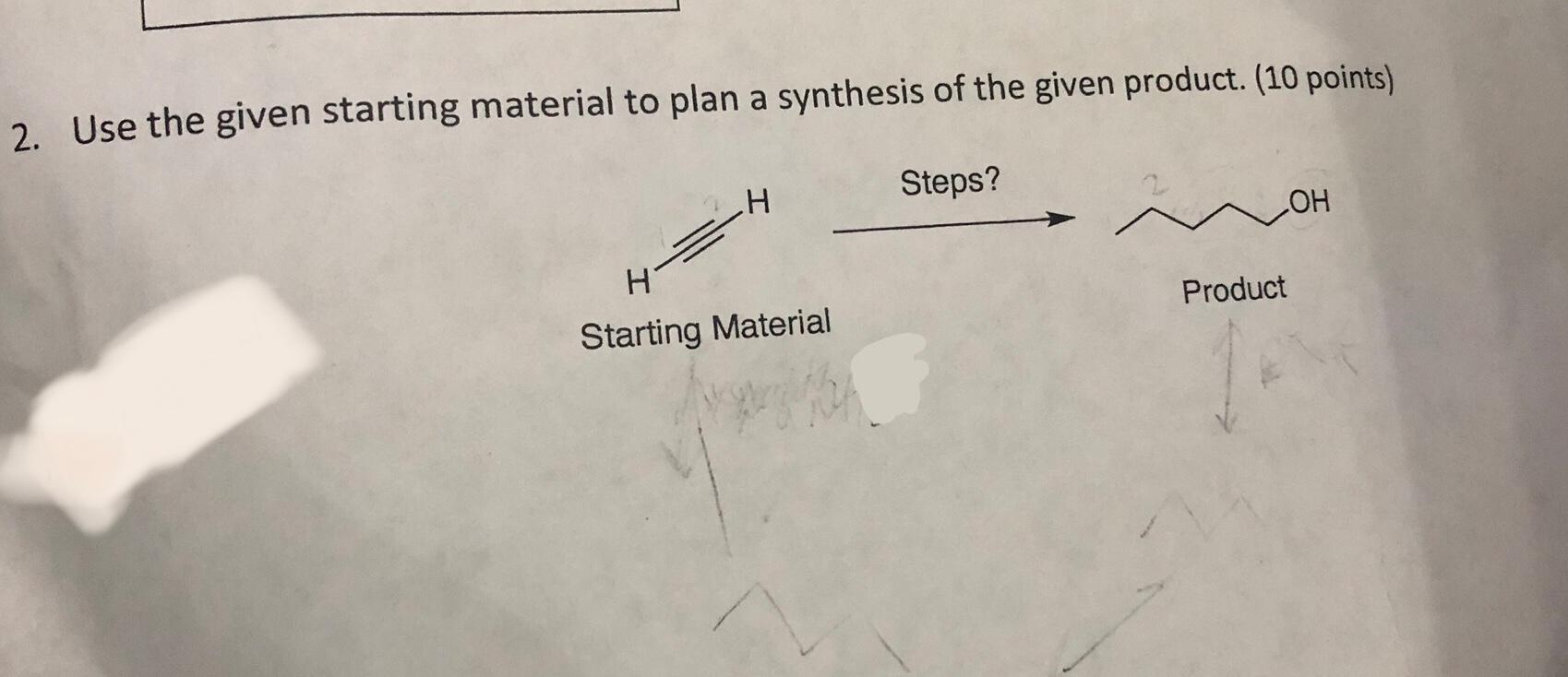 1. Fill in the boxes with the appropriate starting | Chegg.com