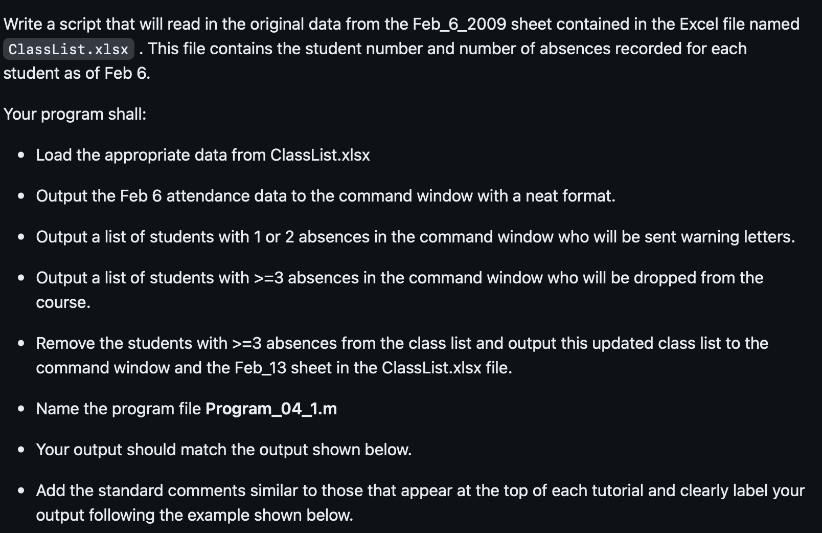Solved Students with 1 or 2 absences who will receive a | Chegg.com