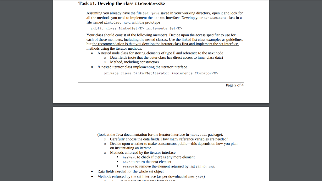 import java.util. Iterator; public interface Set { | Chegg.com