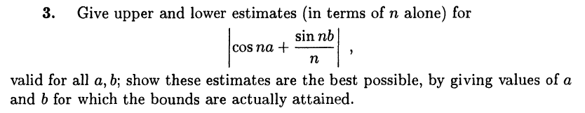Solved 3. Give upper and lower estimates (in terms of n | Chegg.com