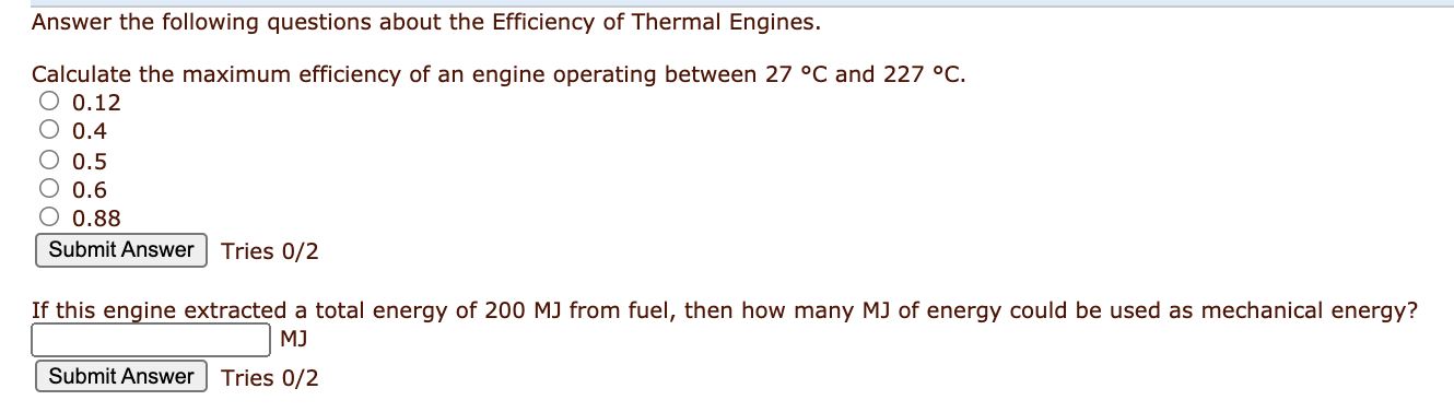 Solved Answer the following questions about the Efficiency | Chegg.com