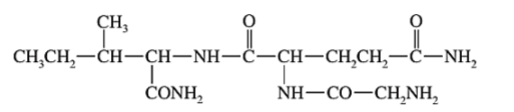 Solved The following structure of a tripeptide is drawn in | Chegg.com