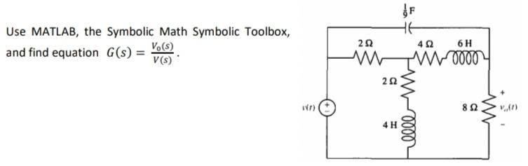 Solved Use MATLAB, the Symbolic Math Symbolic Toolbox, and | Chegg.com