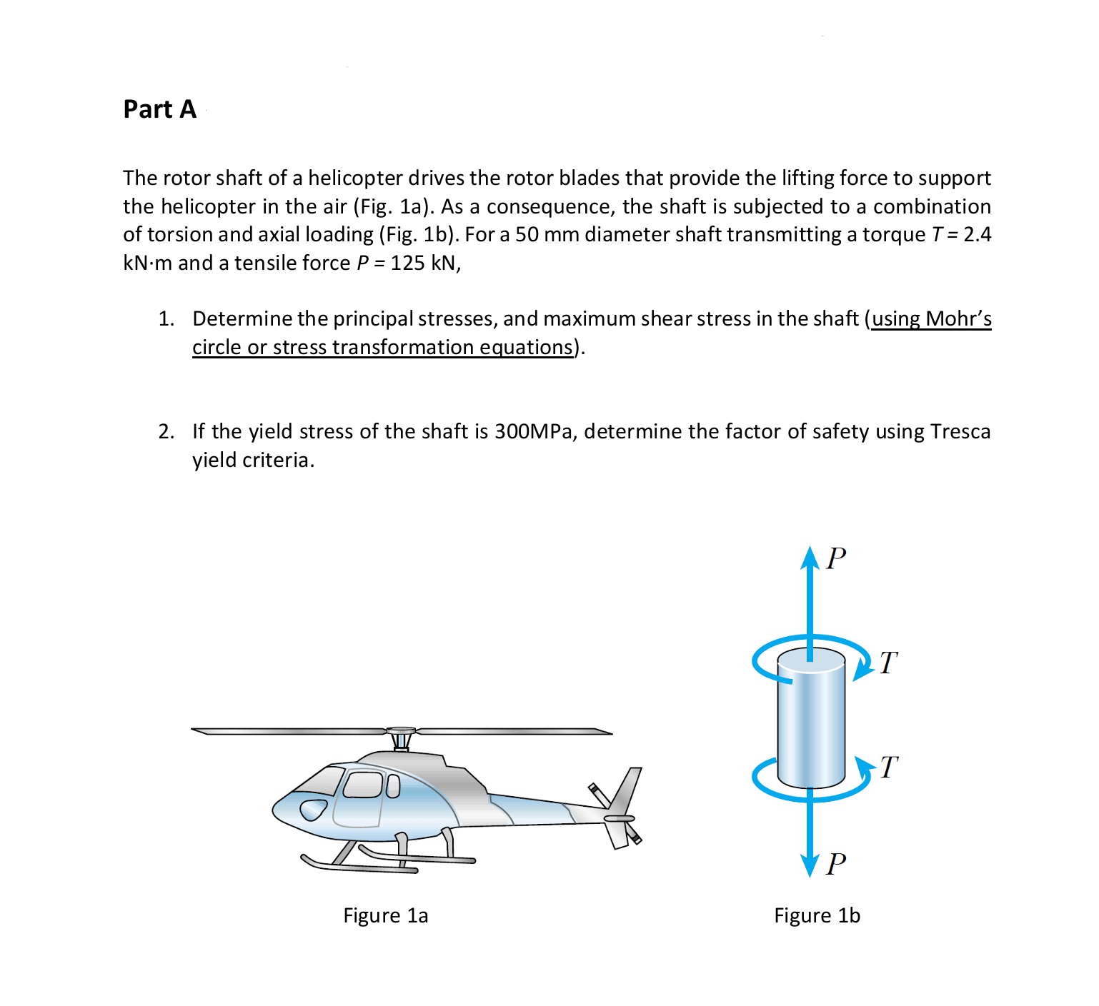 Solved Part A The rotor shaft of a helicopter drives the | Chegg.com