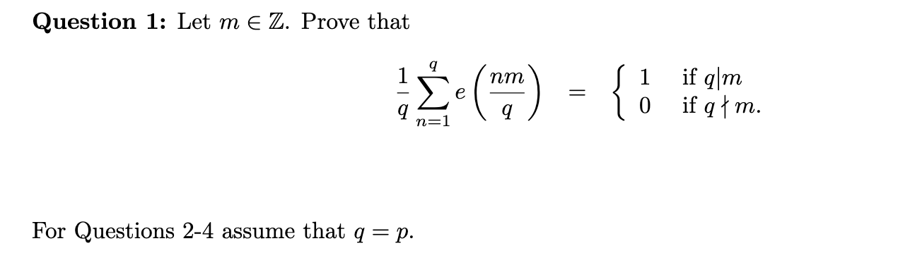 code class="asciimath">Question 1: Let minZ. Prove | Chegg.com