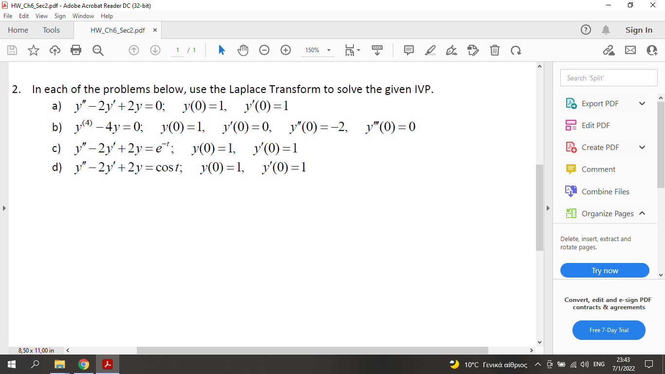Solved - х AHW_Ch6_Sec2.pdf - Adobe Acrobat Reader DC | Chegg.com