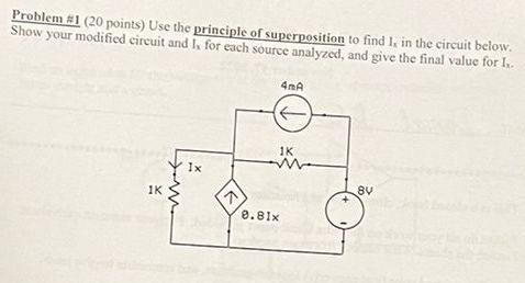 Solved Problem i 1 (20 points) Use the principle of | Chegg.com