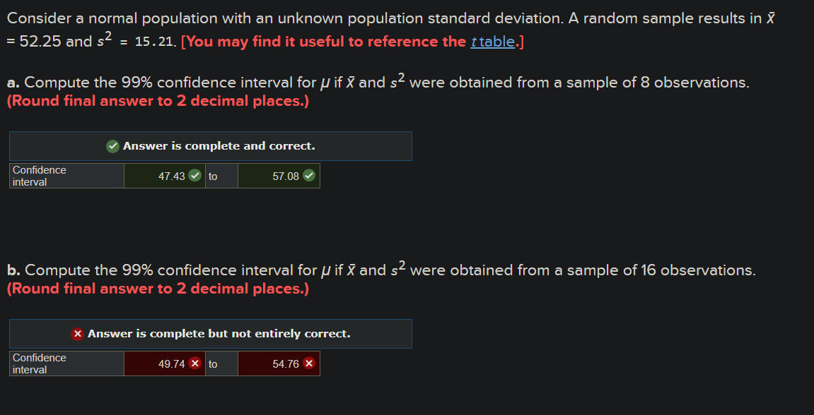 Solved Consider a normal population with an unknown | Chegg.com