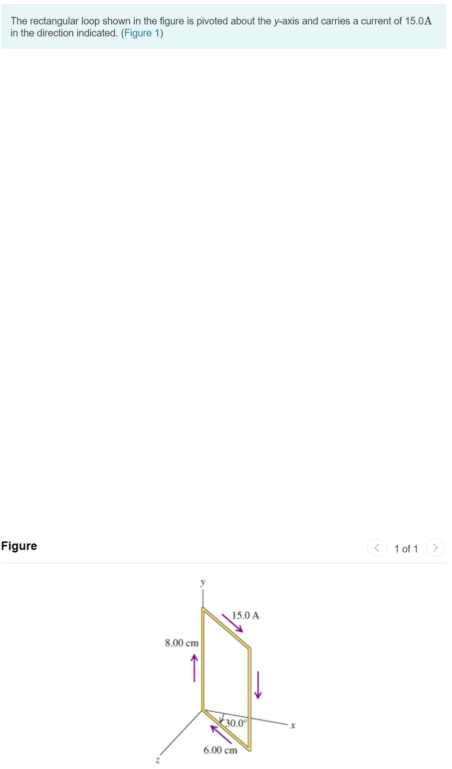 Solved The rectangular loop shown in the figure is pivoted | Chegg.com