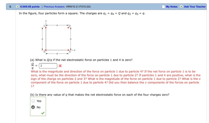 Solved In the figure, four particles form a square. The | Chegg.com