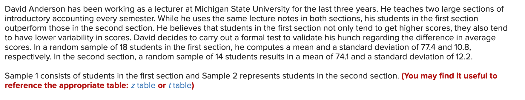 Solved David Anderson has been working as a lecturer at | Chegg.com