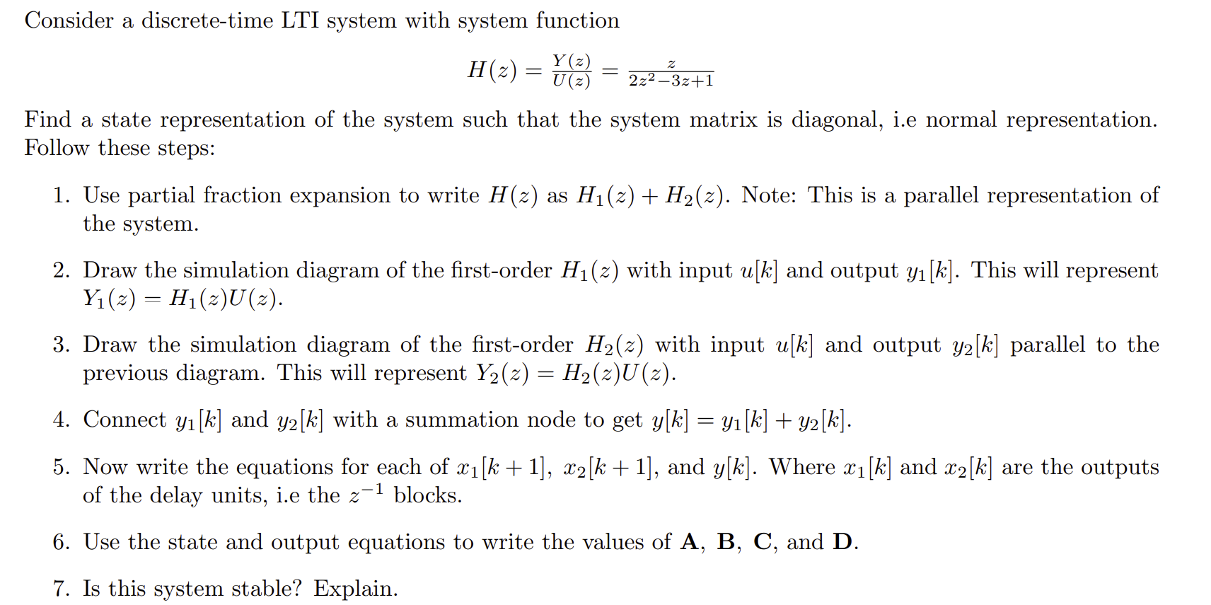 Solved Consider a discrete-time LTI system with system | Chegg.com