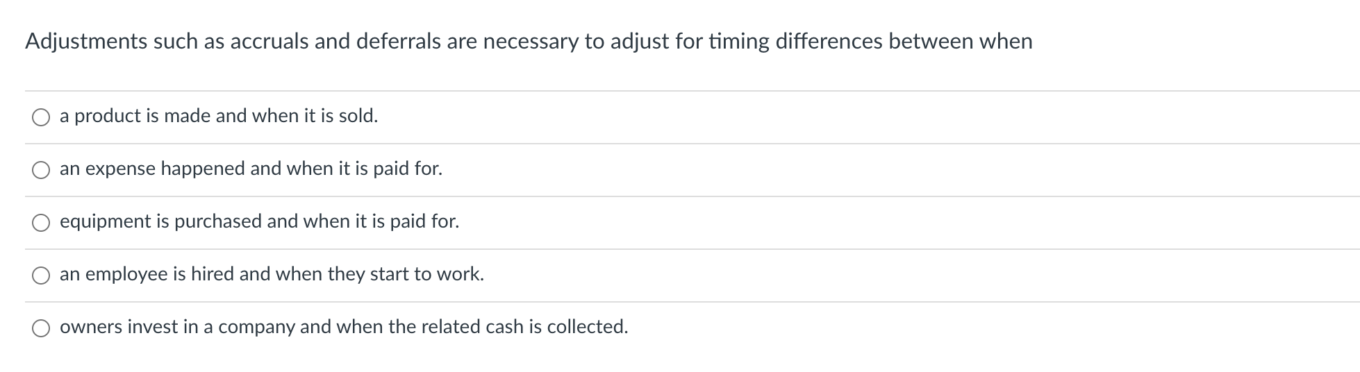 Solved Adjustments such as accruals and deferrals are | Chegg.com Solved Adjustments such as accruals and deferrals are | Chegg.com