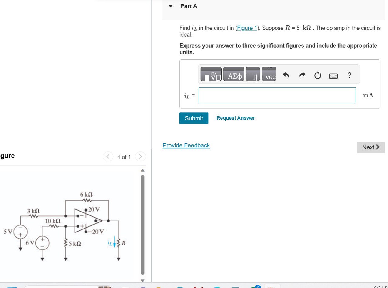 Solved Part AFind iL ﻿in the circuit in (Figure 1). ﻿Suppose | Chegg.com