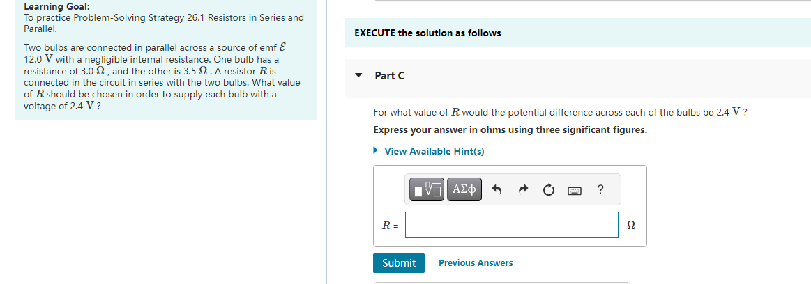 Solved Learning Goal: To practice Problem-Solving Strategy | Chegg.com