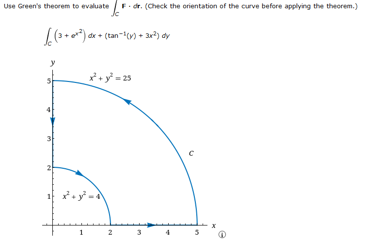Solved Use Green's theorem to evaluate ∫C﻿F*dr. (Check the | Chegg.com
