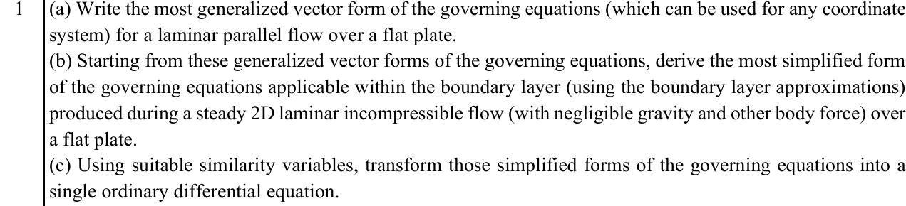 Solved 1 (a) ﻿Write the most generalized vector form of the | Chegg.com