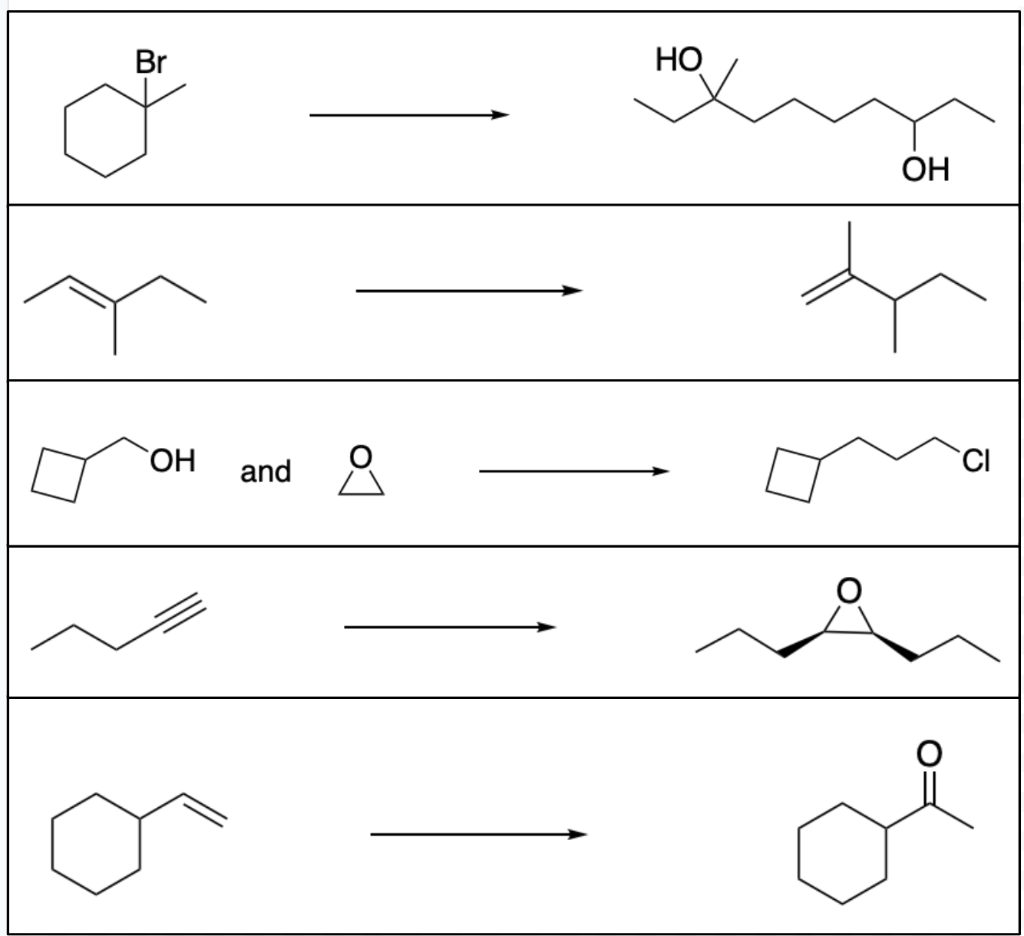 Solved Propose a synthesis for each of the following. Show | Chegg.com