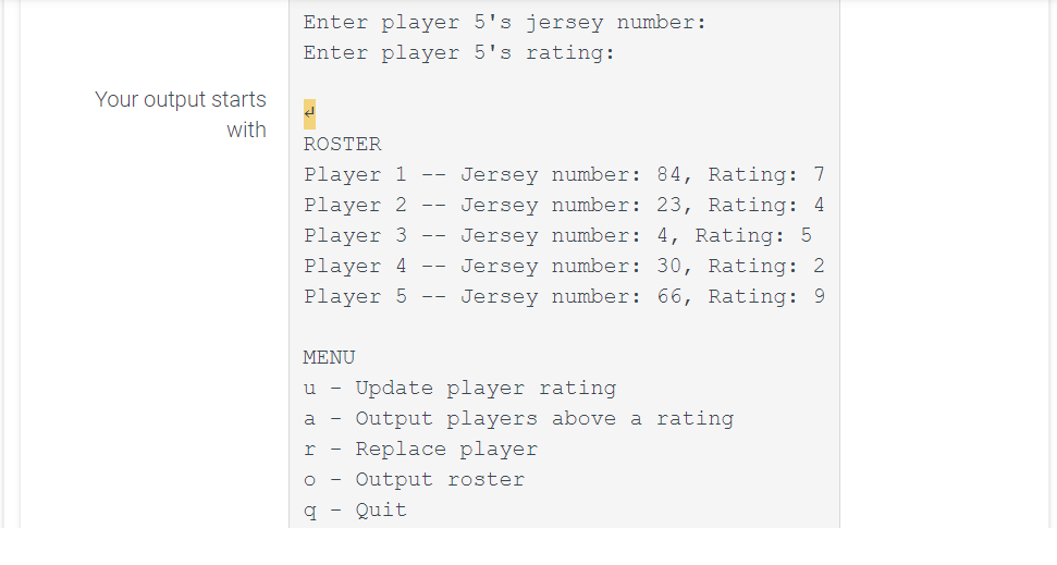 Solved IN JAVA PLEASE!!Can anyone help me fix the space here | Chegg.com
