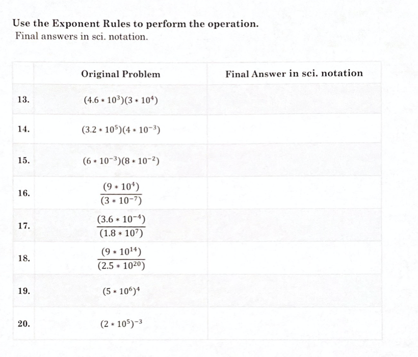Solved Use the Exponent Rules to perform the operation. | Chegg.com
