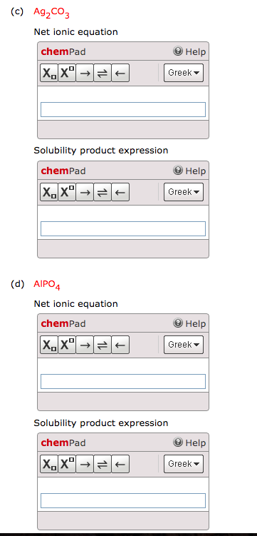 Solved Write the ionic equation for dissolution and the | Chegg.com