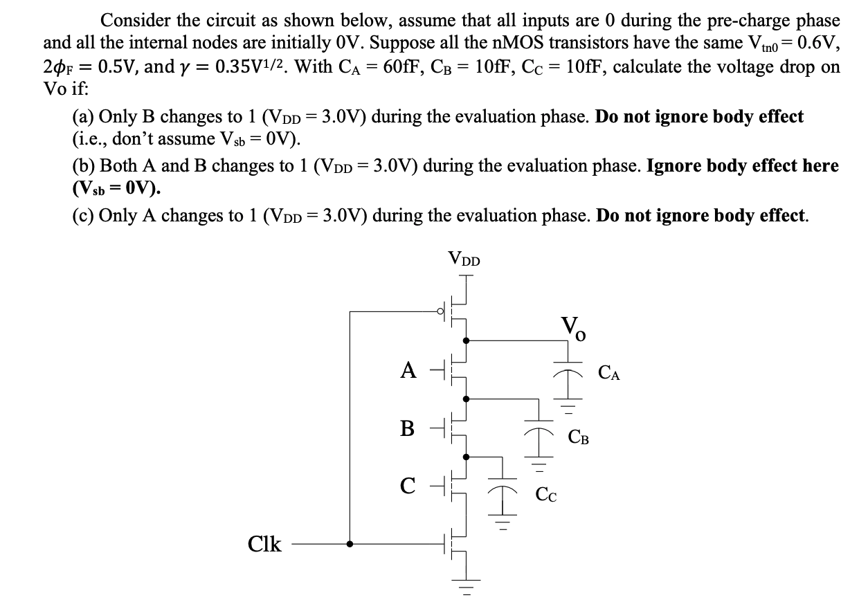 Solved Consider the circuit as shown below, assume that all | Chegg.com