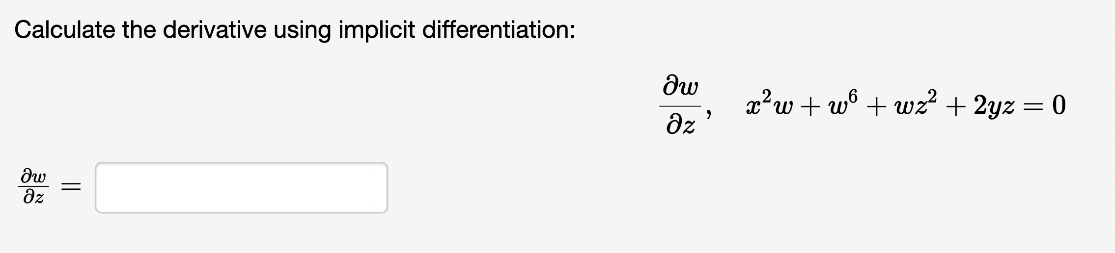 Solved Calculate the derivative using implicit | Chegg.com