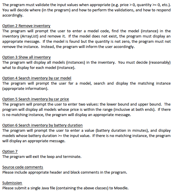 Programming Task (8 marks) Write a Java program to | Chegg.com