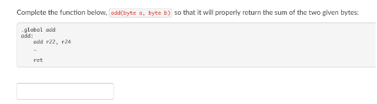 Solved Complete the function below, so that it will properly | Chegg.com