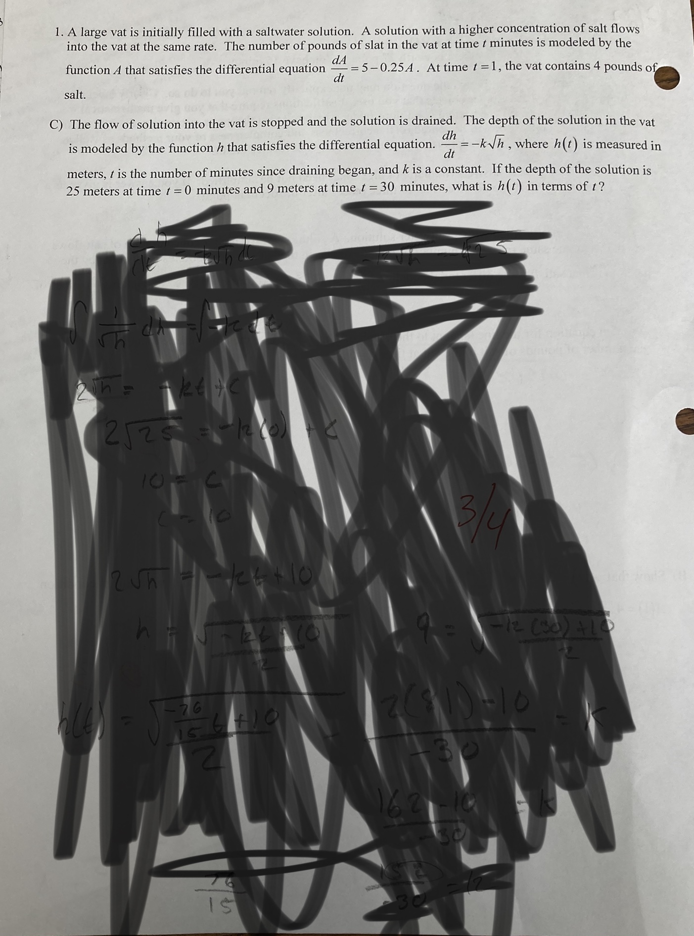 Show all of your work, even though the question may | Chegg.com